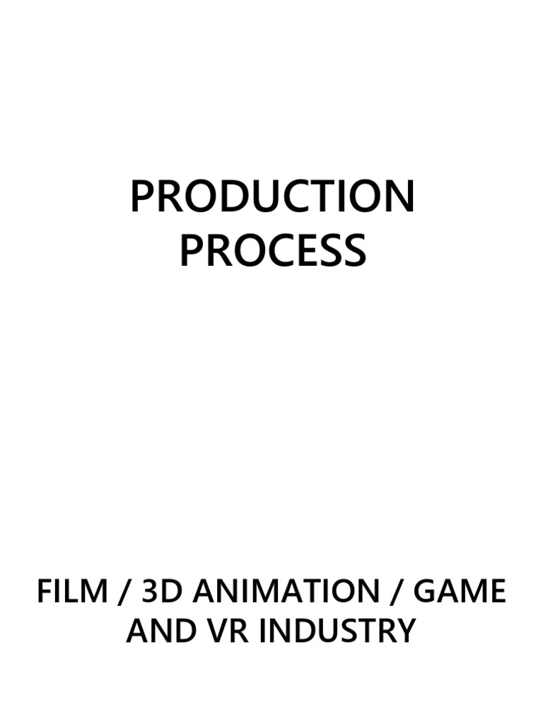 Production Process | PDF