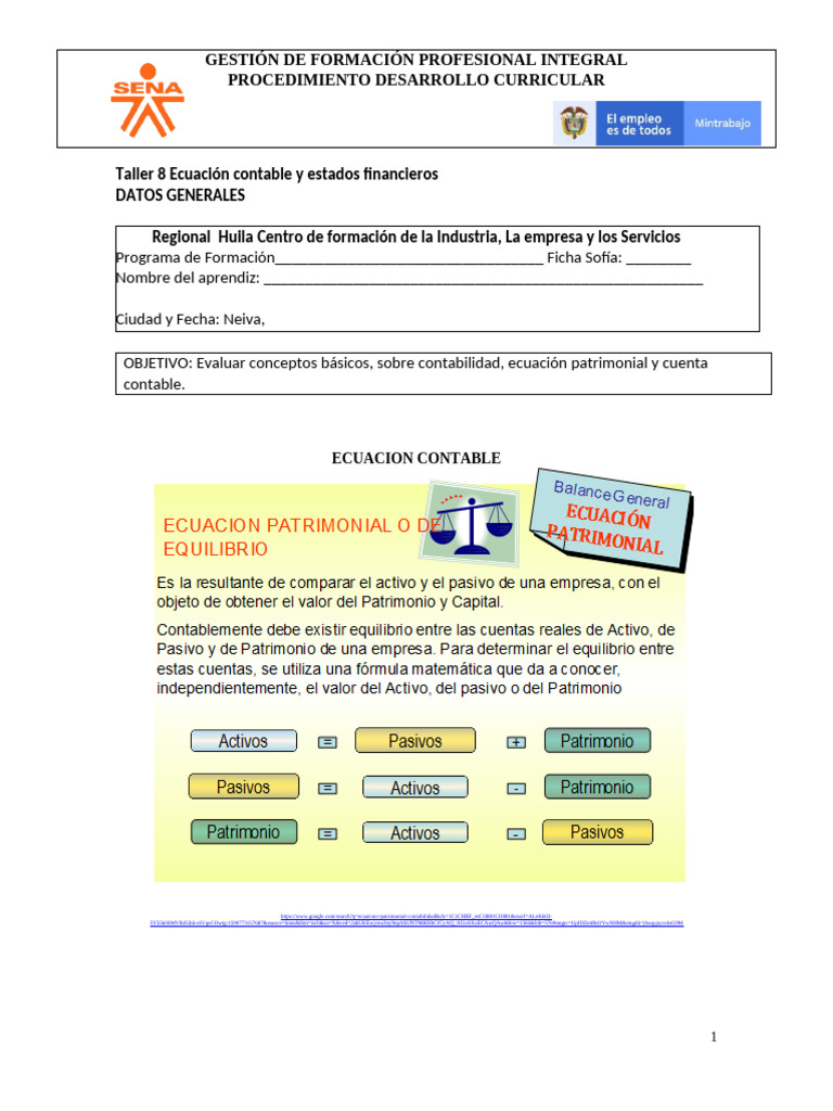 Taller 8 Fundamentos de Contabilidad Resuelto | PDF | Contabilidad | Economias