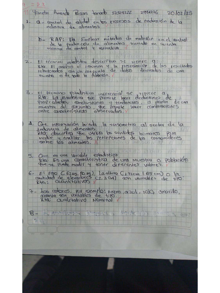 Yaneth amanda Rojas-evaluación de conociemientos previos (1) | PDF