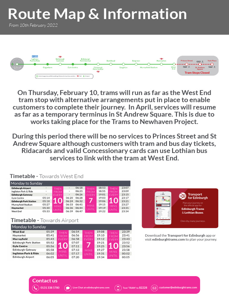 Route Map and Info For Website | PDF
