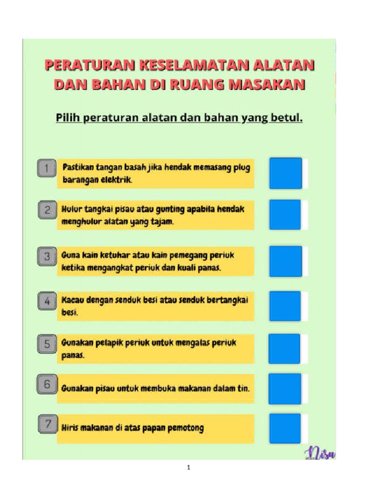 Modul Latihan UK2 Alatan Masakan | PDF