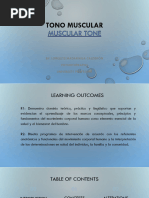 Fisiología del Tono Muscular Explicada | PDF | Músculo | Neurona