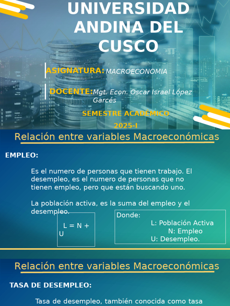 1 2 1 Relación Entre Variables Macroeconómicas Pdf Macroeconómica Producto Interno Bruto