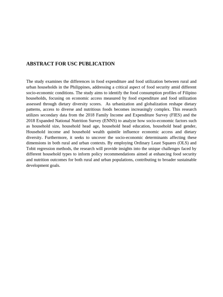 Abstract For Usc Publication | PDF
