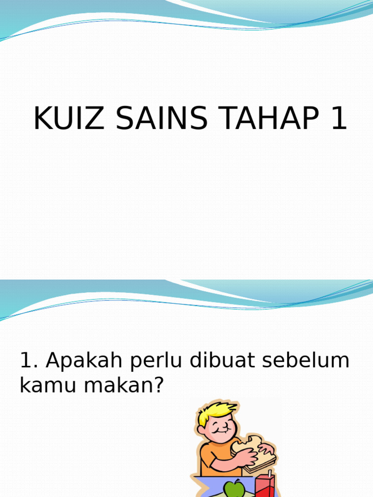 Kuiz Tahap 1 | PDF