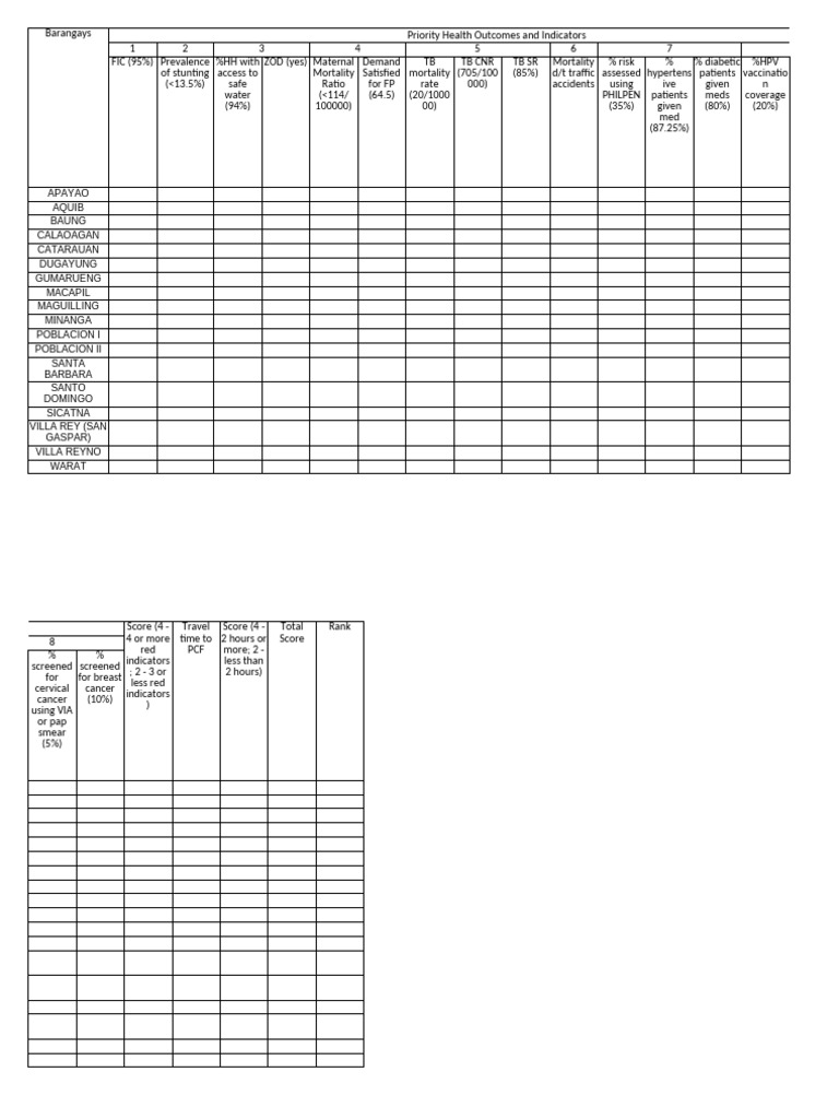 PK Prioritization Matrix | PDF | Medical Specialties | Health Care
