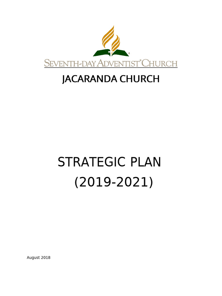 Jacaranda SDA Church Strategic Plan 2019-2021 | PDF | Seventh Day ...