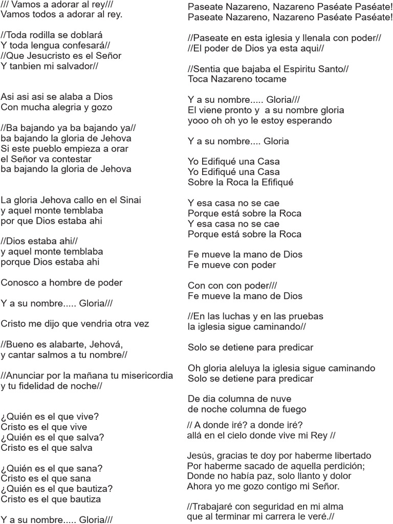 Coritos Cadena - 1 | PDF | Cristo (título) | Jesús