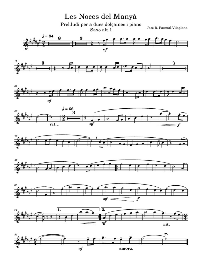 Les Noces Del Manyà Alt 1 | PDF