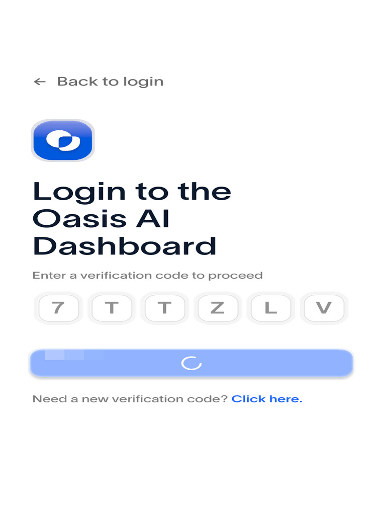 Oasis AI Verify Code | PDF