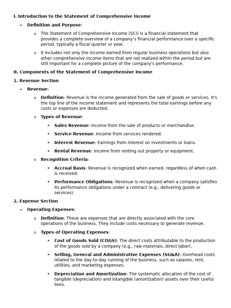 Lesson 3 Statement of Comprehensive Income Multi-Step Approach | PDF ...