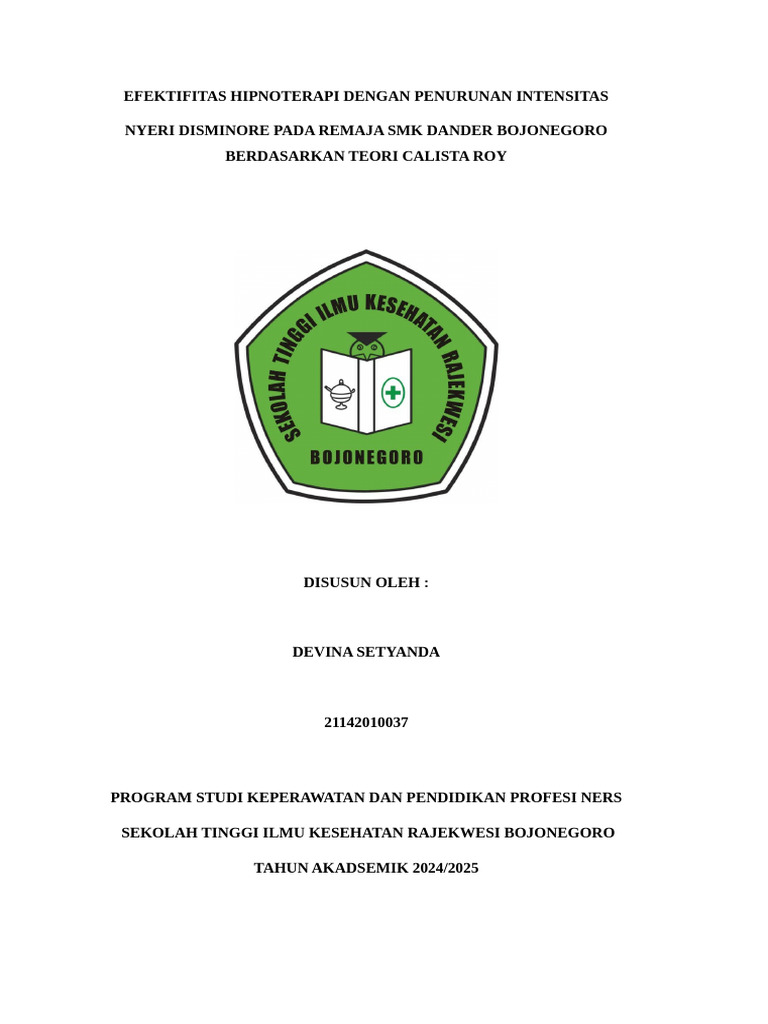 Fiks Proposal Skripsi Devina Bab 2 | PDF