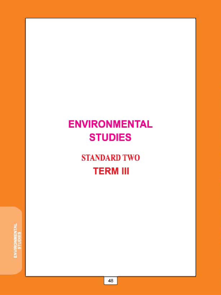 Samacheer Kalvi Class 2 EVS Book Term - 3 | PDF | Sky | Water