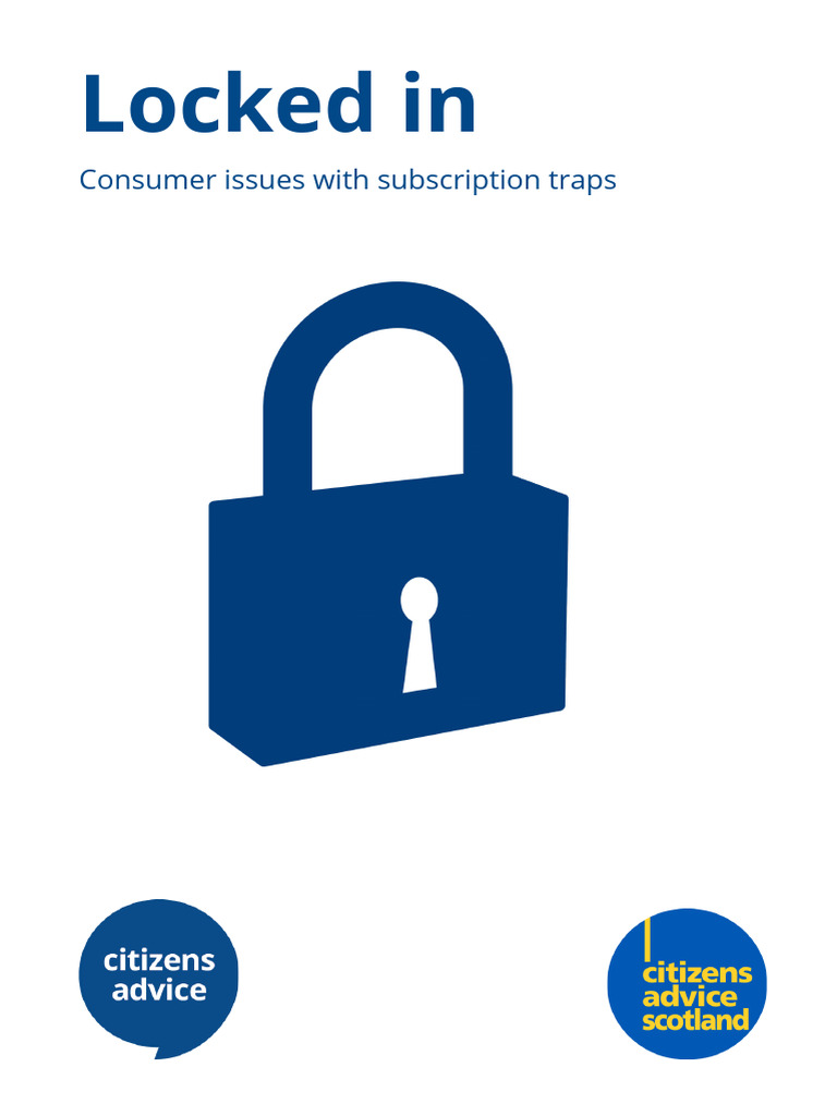 Locked In: Consumer Issues With Subscription Traps | PDF | Credit Card ...