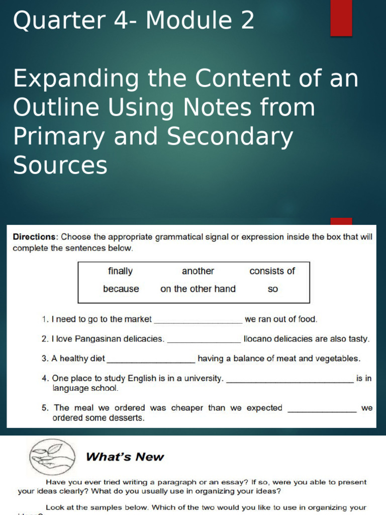 Quarter 4 Module 2 | PDF | Information | Human Communication