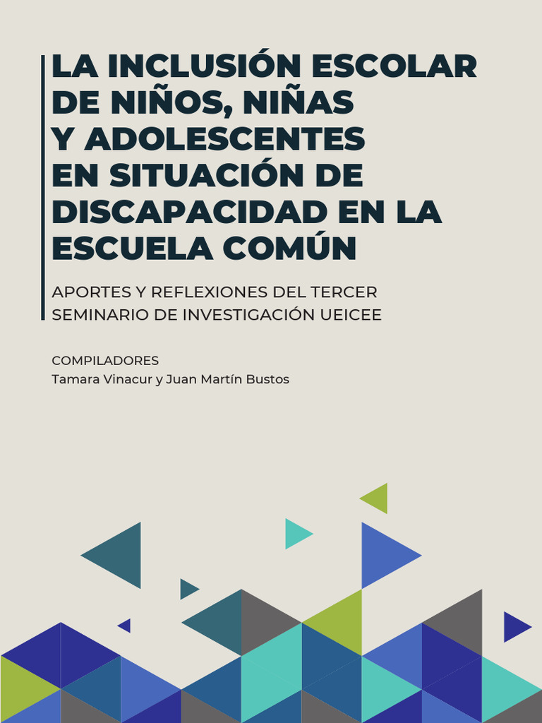 La Inclusion Escolar de Los Nin - Os Paginas 158 77 | PDF | Enseñando ...