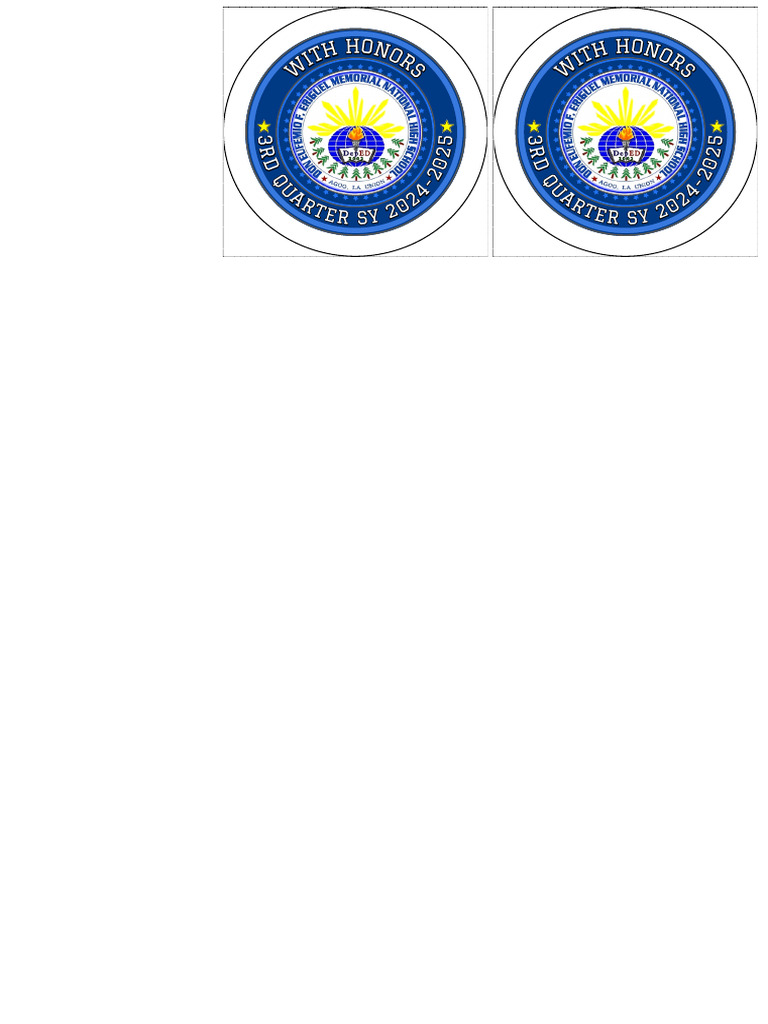 3rd Quarter DEFEMNHS Badge | PDF