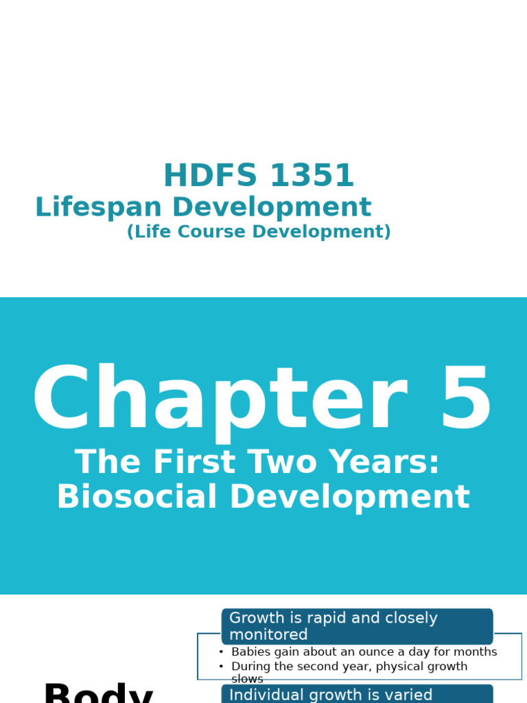 1351 Chapter 5 - The First 2 Years Biosocial Development | PDF | Neuron ...