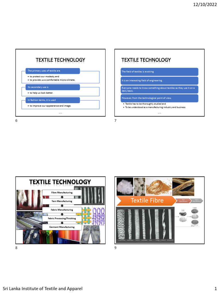 Textile Intro | PDF | Textiles | Clothing