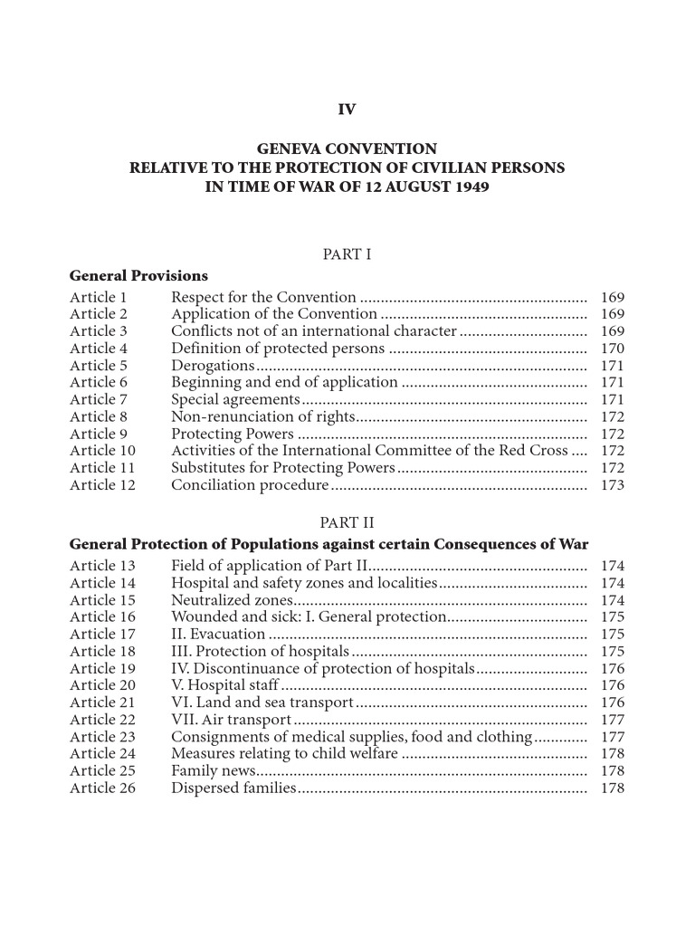 1949 4th Geneva Convention | PDF | Geneva Conventions | Military Occupation