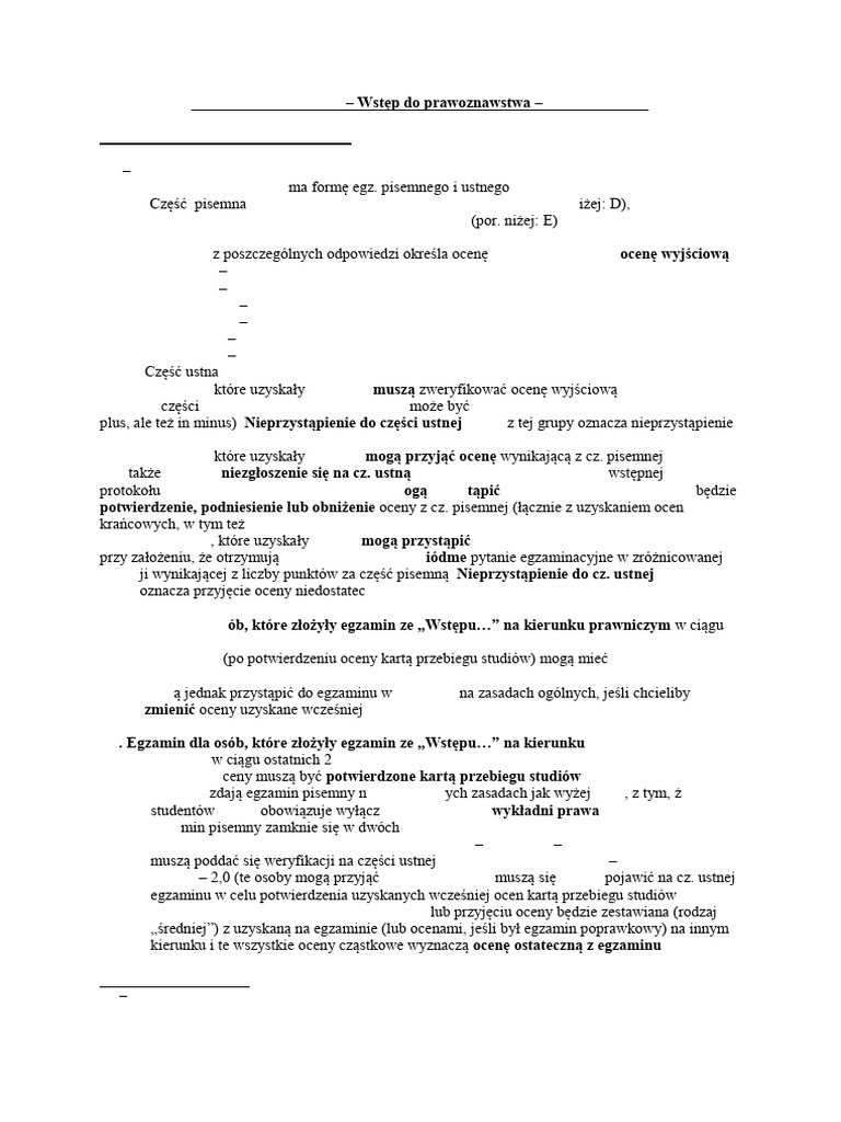 2024+ - Zasady Egz.x2 | PDF