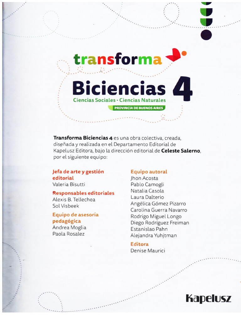 Transorma Biciencias Ciencias Naturales | PDF