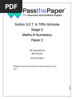Mental Arithmetic 3 Answers | PDF | Litre | Arithmetic
