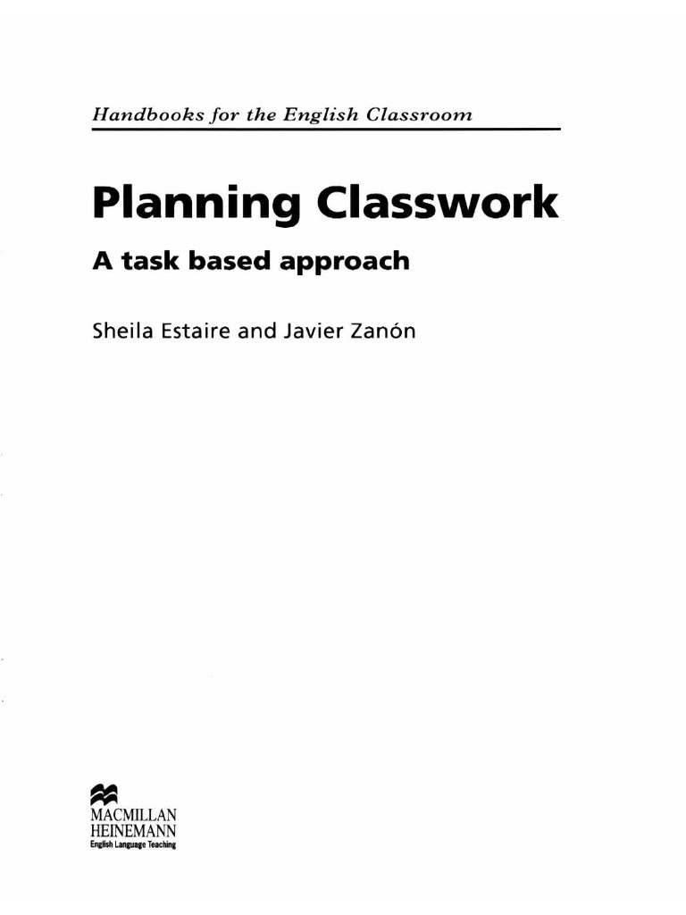 Planing Classwork Unit | PDF