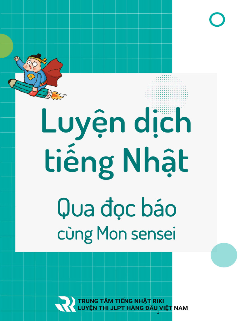 (RIKI) EBOOK LUYỆN DỊCH QUA BÁO CÙNG MON SS- final | PDF