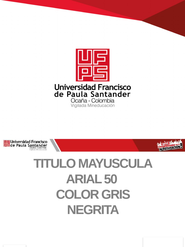 Plantilla Power Point Ufpso 2025 | PDF