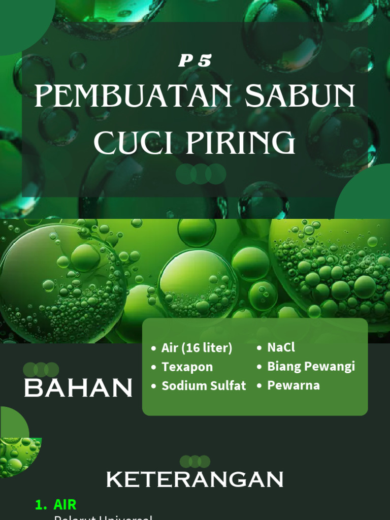 Pembuatan Sabun Cuci Piring | PDF