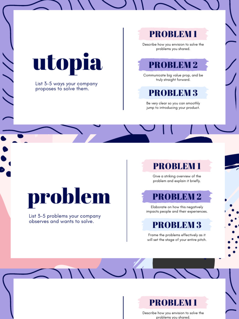 Blue and White Geometric Business Plan Presentation - PDF 3 | PDF