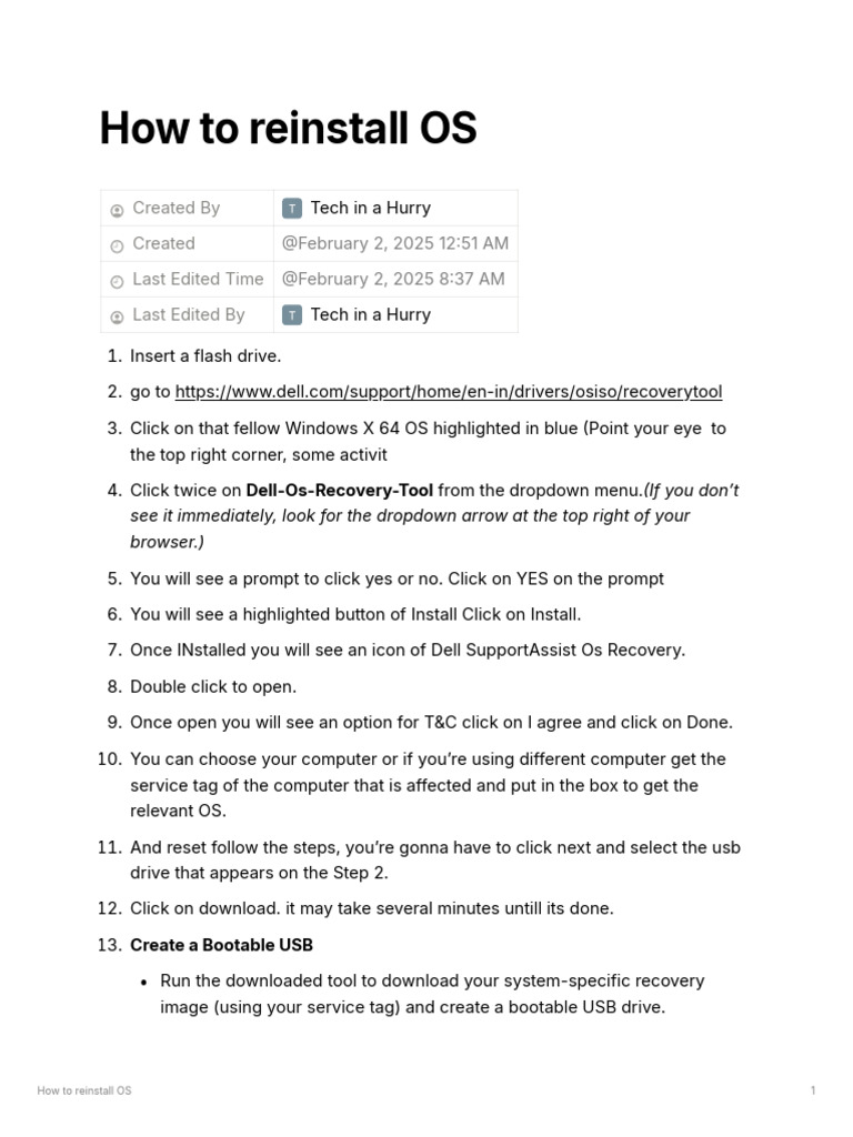How To Reinstall OS | PDF | Icon (Computing) | Booting