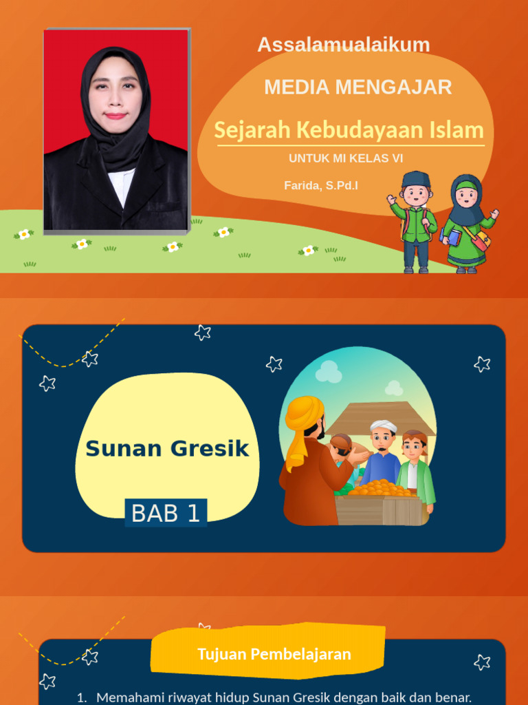 Sejarah Kebudayaan Islam MI Kelas VI - Bab 1 | PDF