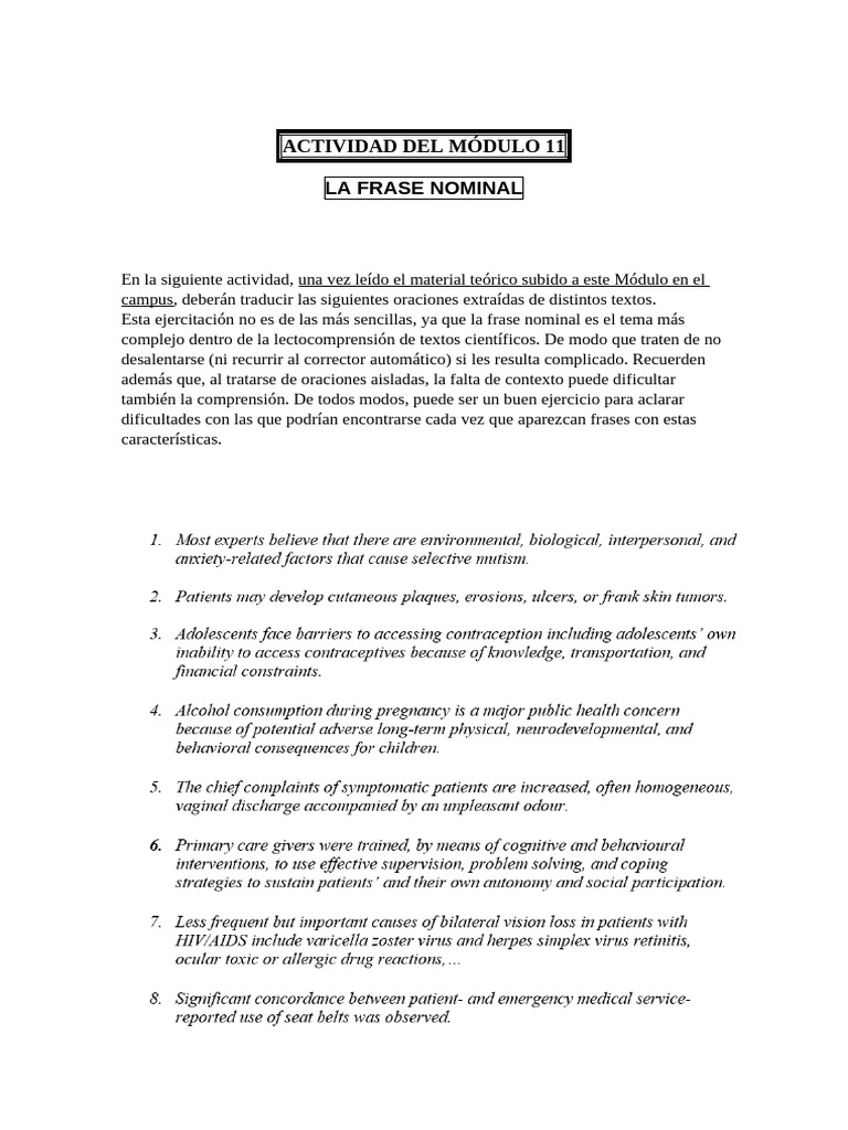 Actividad Del Módulo 11 | PDF