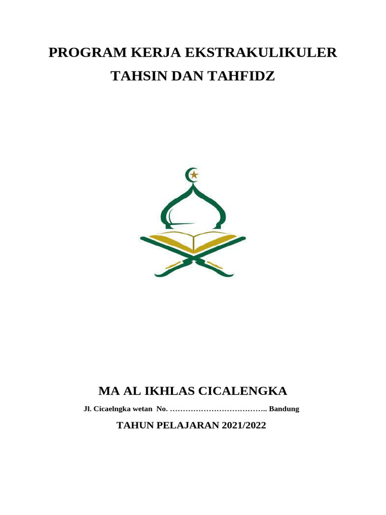 PROGRAM Tahsin Tahfidz | PDF