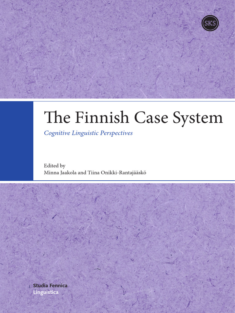 the-finnish-case-system | PDF | Semantics | Linguistics