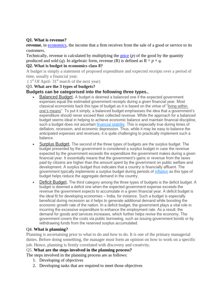 Classs 8 GOVERNMENT and YOU | PDF | Government Budget Balance | Budget