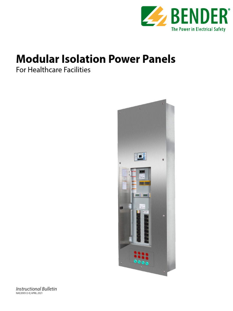 Modular IPP Manual - NAE209512-0 | PDF | Transformer | Electrical Wiring