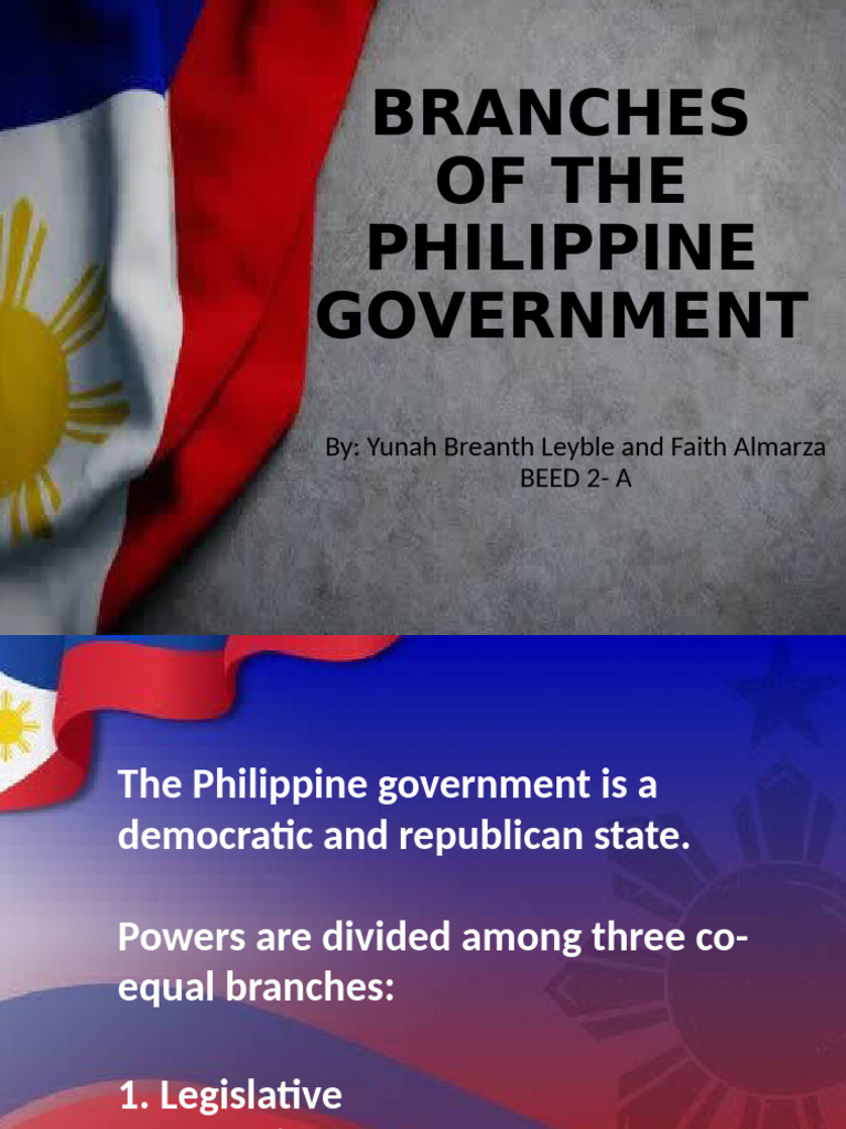 Branches of the Philippine Governement | PDF