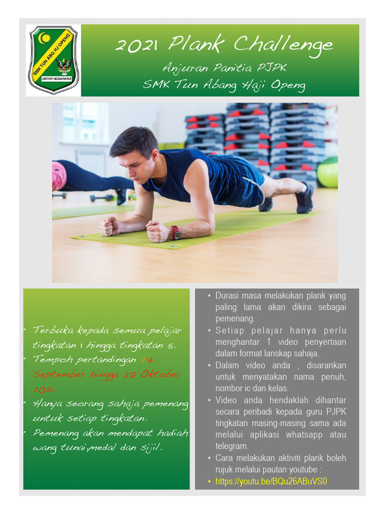 Plank Challenge 2021 | PDF