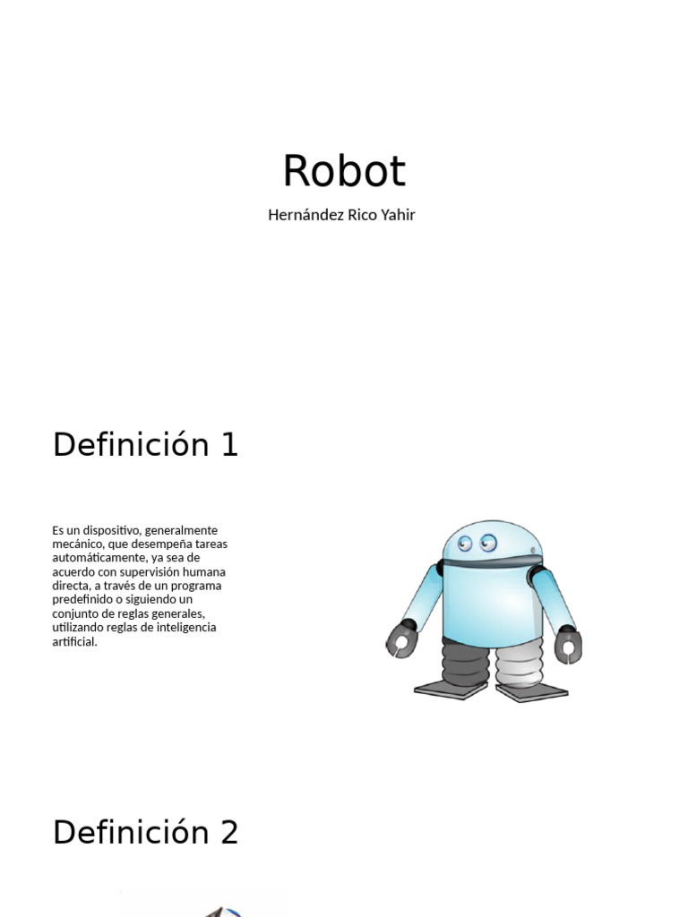 Robots: Definición, Leyes y Usos | PDF