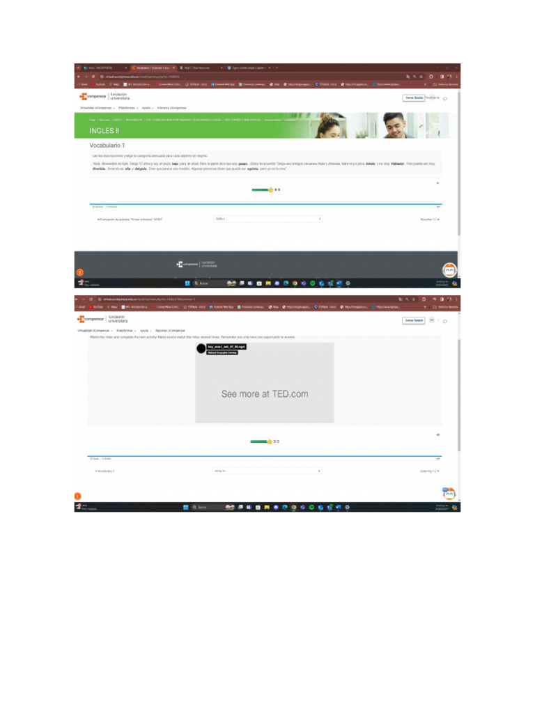 Actividad 1 y 2 Ingles | PDF