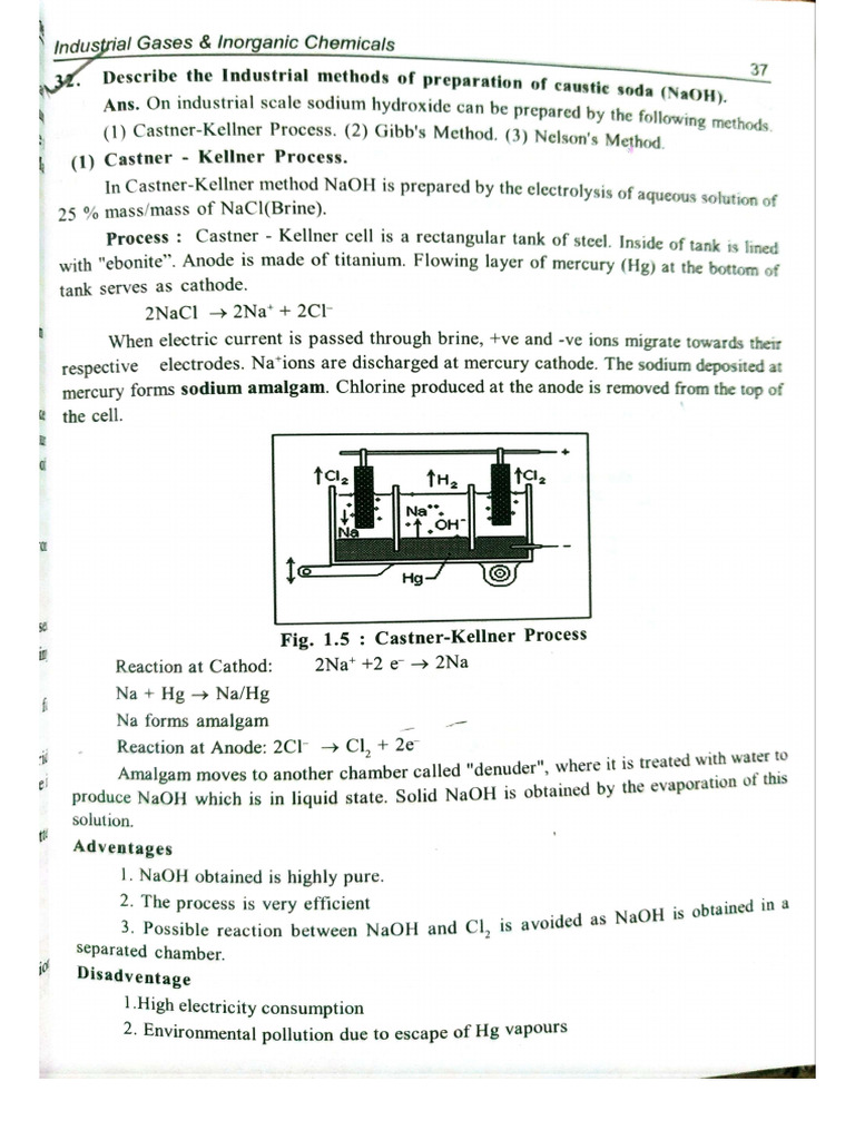 Manufacturing NaOH, Uses and Hazards in Handling | PDF
