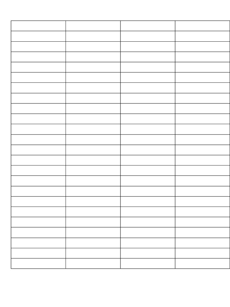 Updated Irregular Verbs Table | PDF