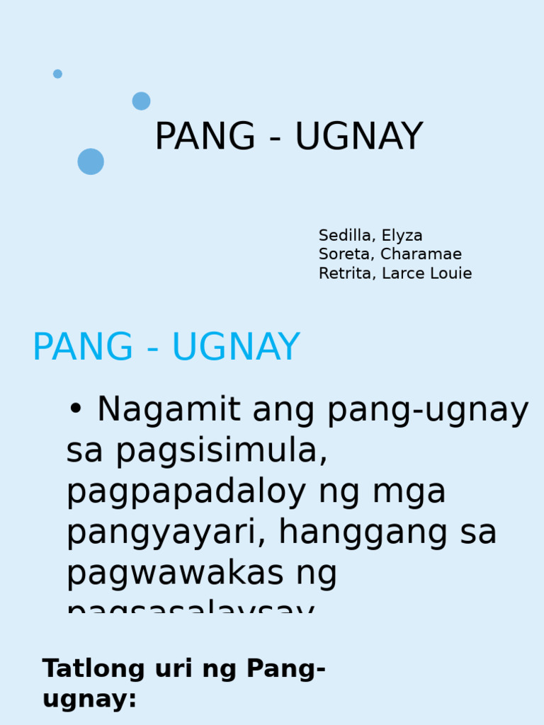 Pang - Ugnay-Wps Office | PDF