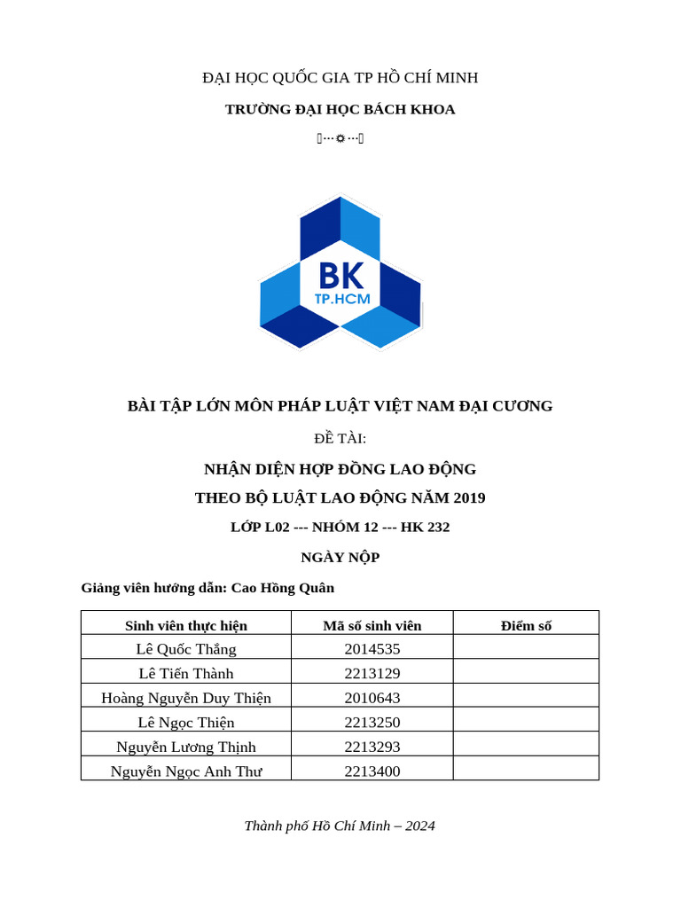 BTL PLDC (lần 2) | PDF