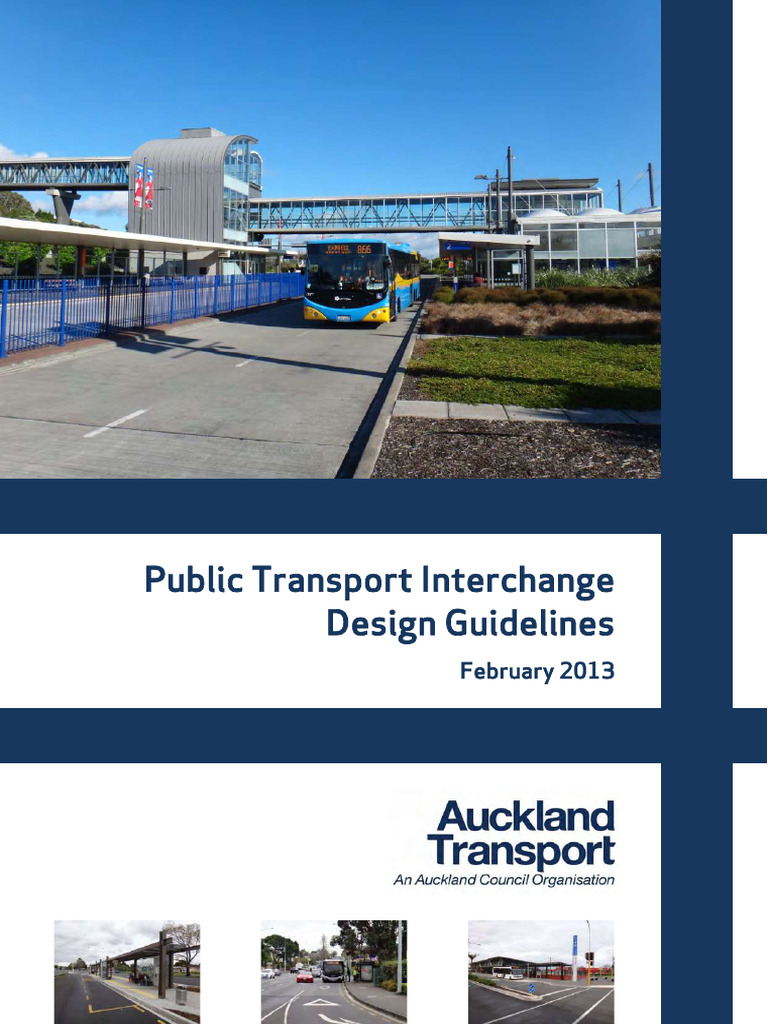 Public Transport Interchange Guidelines | PDF | Bus | Public Transport