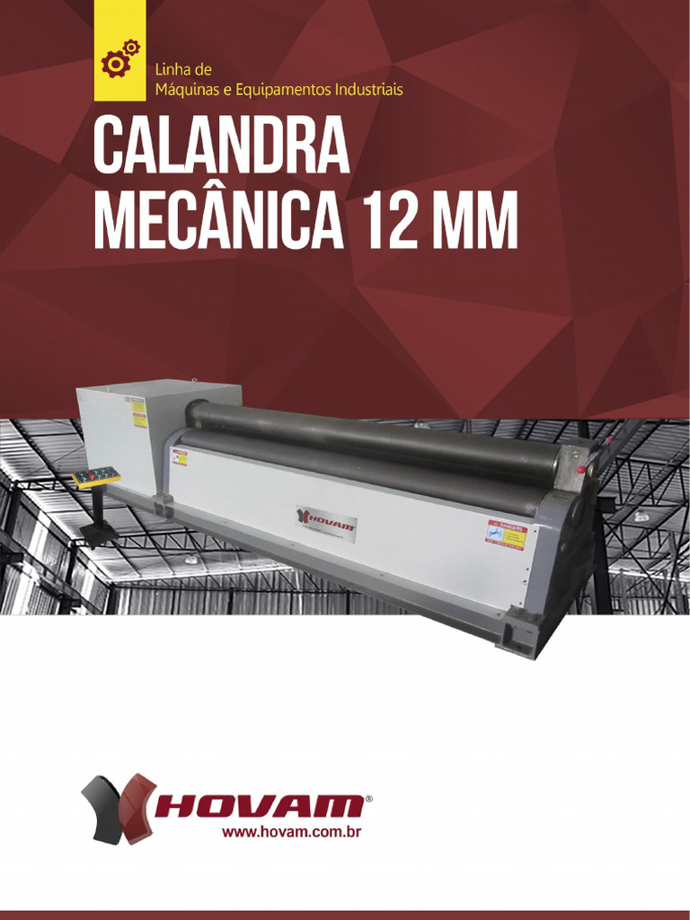Manual - Calandra Mecânica 12mm | PDF