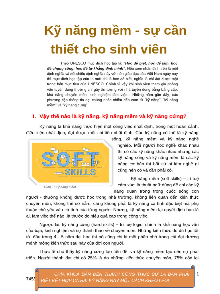 Bai 1 - Ky Nang Mem | PDF